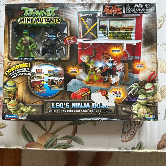 Playmates Toys | Toys | Unopened Box Tmnt Mini Mutants Leos Ninja Dojo ...